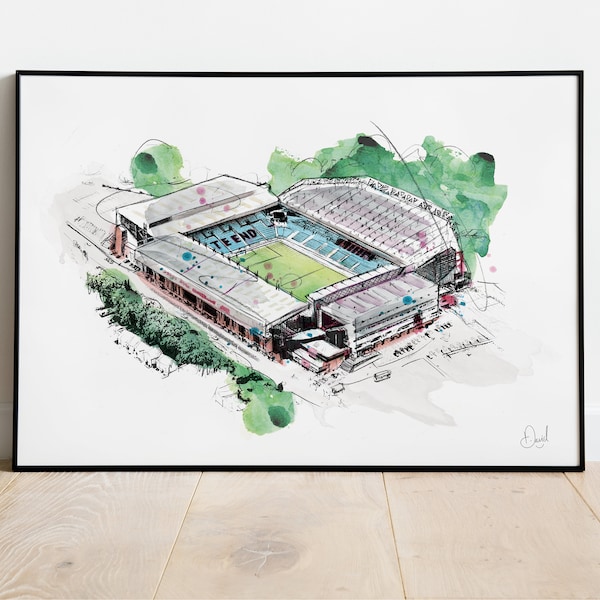 Aston Villa Art - Etsy