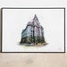 Liver Building Art Print, Liverpool Illustration, Liverpool Drawing ...