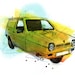 Reliant Robin Art Print, Mini Illustration, Reliant Robin Drawing ...