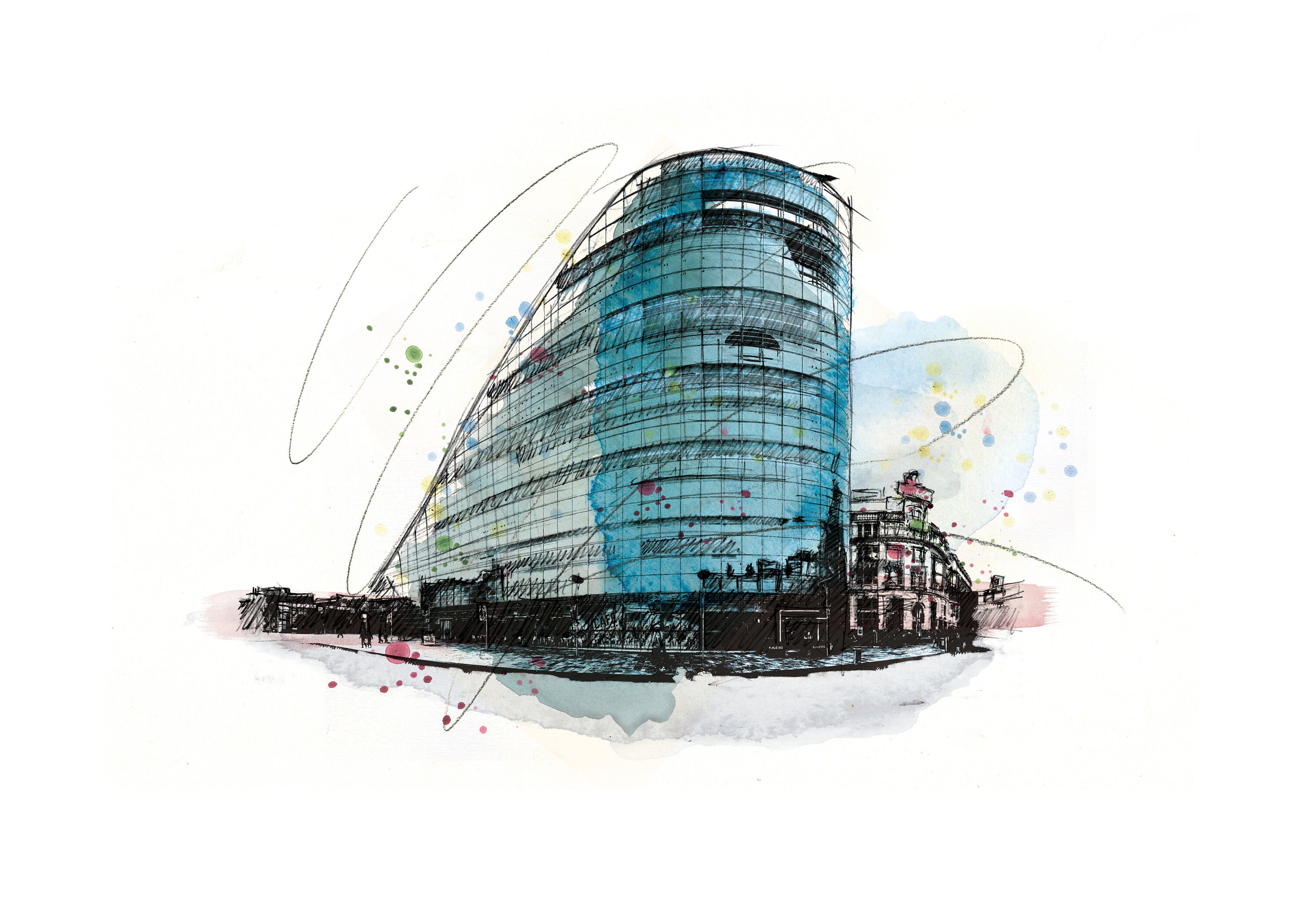 Urbis Manchester Art Print, Manchester Building, Manchester ...