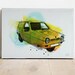 Reliant Robin Art Print, Mini Illustration, Reliant Robin Drawing ...