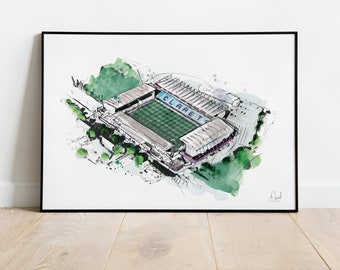Liverpool FC Anfield Art Print Illustration Drawing - Etsy