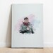 Jurgen Klopp Art Print, Liverpool FC Drawing, Liverpool FC Illustration ...