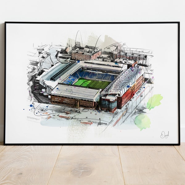 Ibrox Art - Etsy