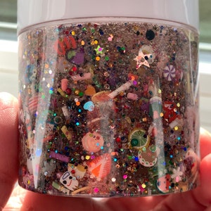 Clear Slime I Spy Slime ASMR Slime Crunchy Slime Slime Shop - Etsy