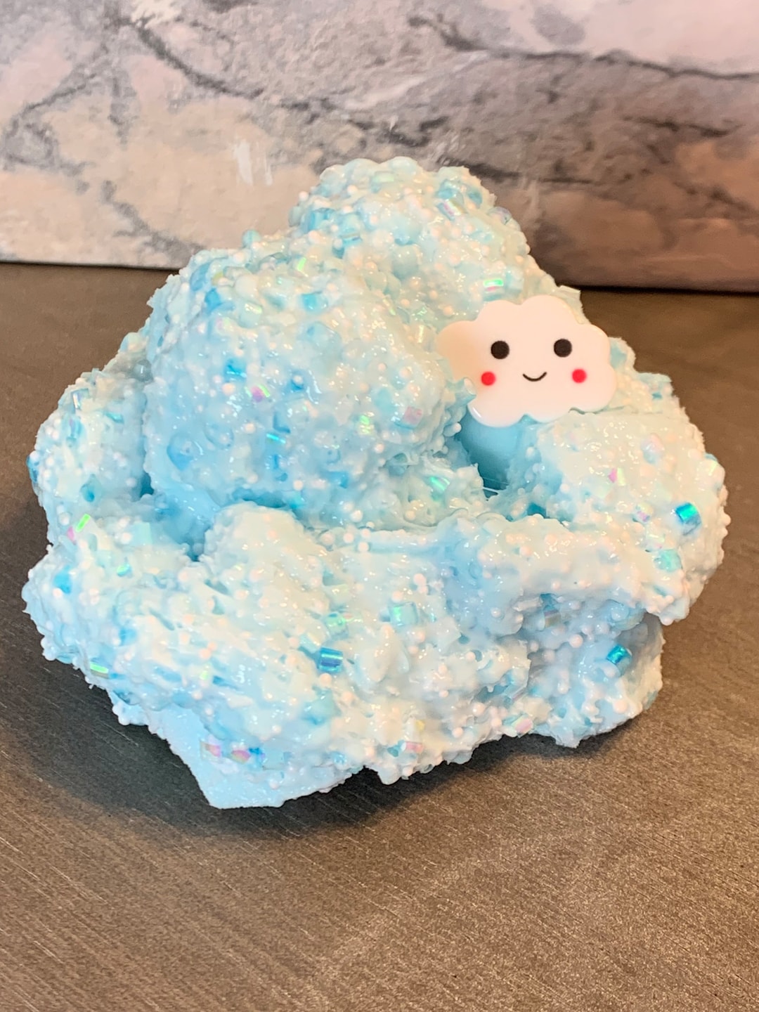 Hybrid Slime Cloud 9 Snow Fizz Slime Jelly Cube Slime Microfloam Slime ...