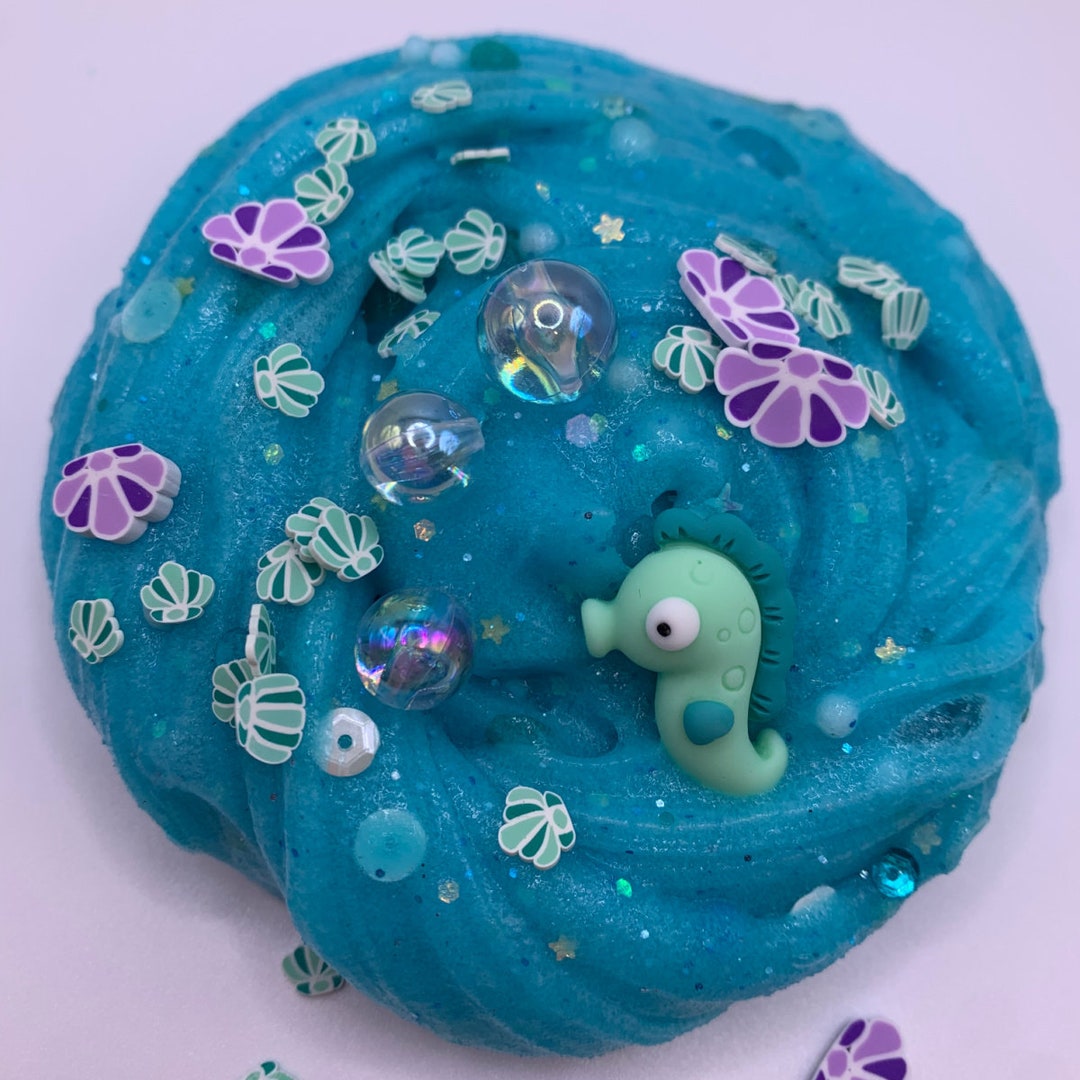 Icee Slime Sea Horsey SLIME ASMR Slime Green Slime Scented Slime Slime ...