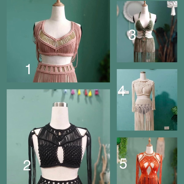 Macrame Festival Outfit - Etsy