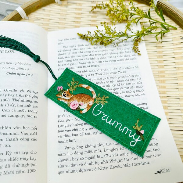Embroidered Bookmark - Make Your Own Bookmark