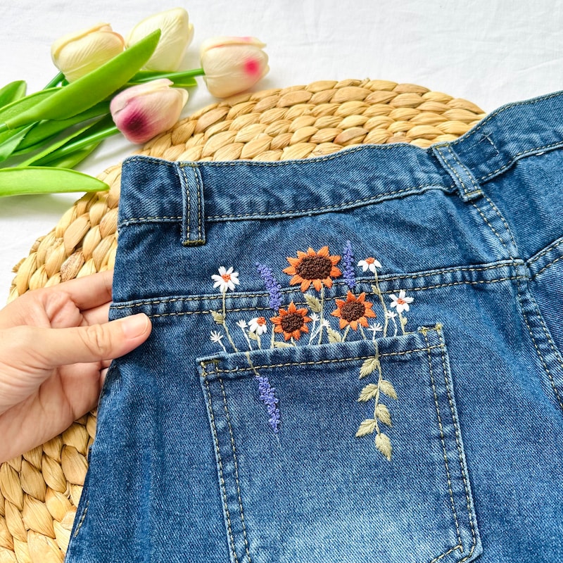 Jean Back Pockets - Etsy