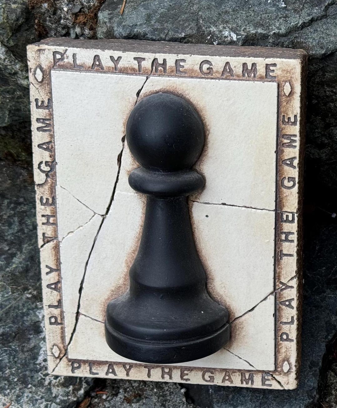 Sid Dickens Memory Block Tile Chess Pawn T24 Retired 1998 - Etsy