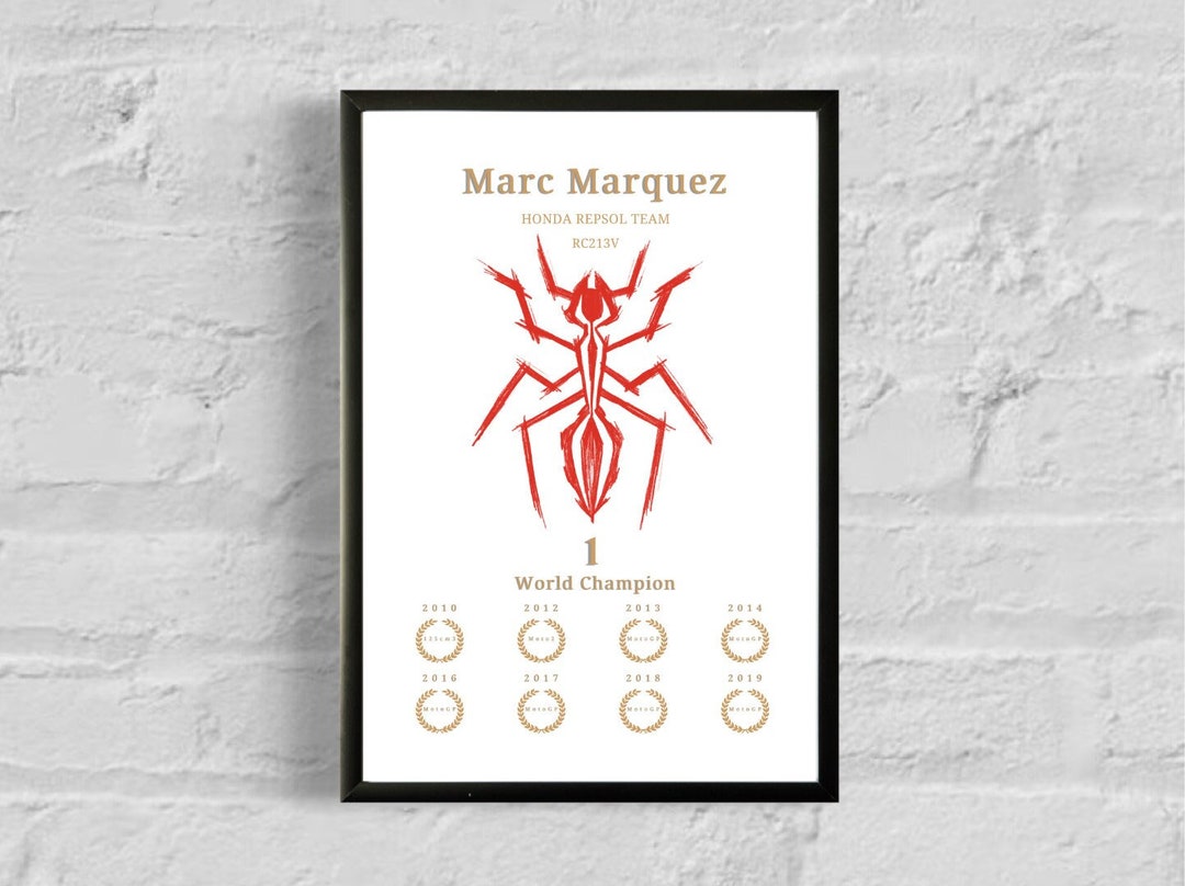 Marc Marquez Honda Repsol Redbull Poster Digital Download Rossi Print ...