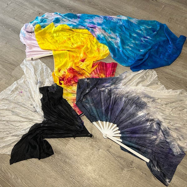 Silk Fan Veils - Etsy
