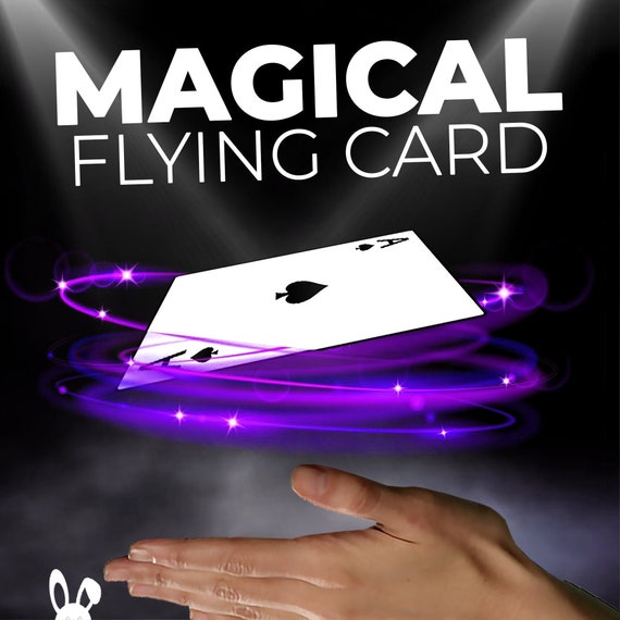 World's Greatest Magic Trick Fly a Card in Mid-air Ships | Etsy