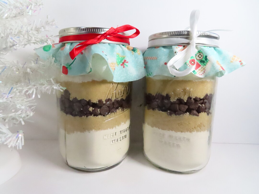 2 Pack Chocolate Chip Cookie Mix in A Jar - Etsy