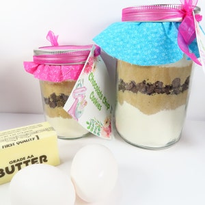 DIY Cookie Mix in a Mason Jar: Just Add Eggs and Butter, Chocolate Chip ...