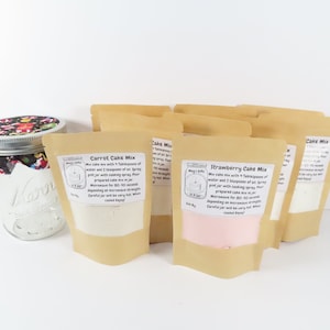Mug Cakes, Cake Mix Gift Set of 10 Flavors, Single Serve Cake Mix in A ...