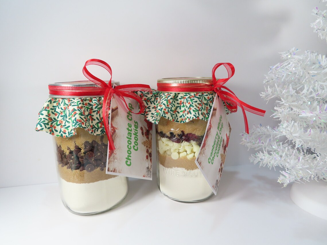 2 Pack Chocolate Chip Cookie Mix in A Jar | Etsy