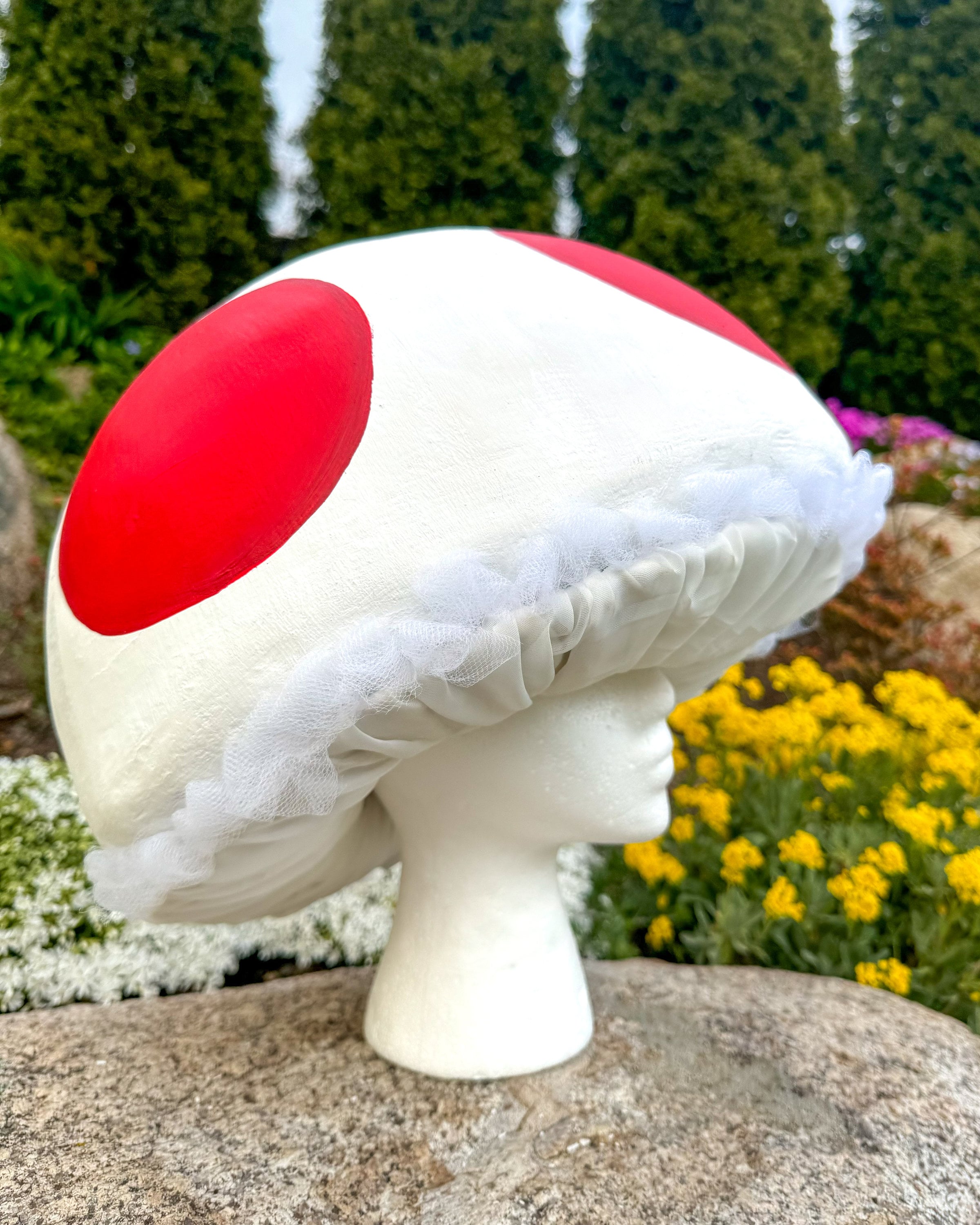 Toad Mushroom Cosplay Hat, Toadette, Mario, Toadstool Costume - Etsy