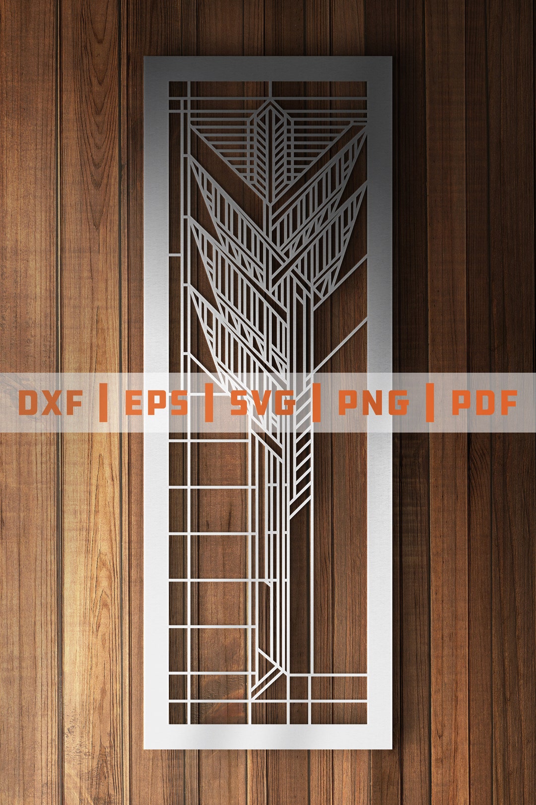 Frank Lloyd Wright Dana Sumac Inspired Panel Digital File-laser Cut ...