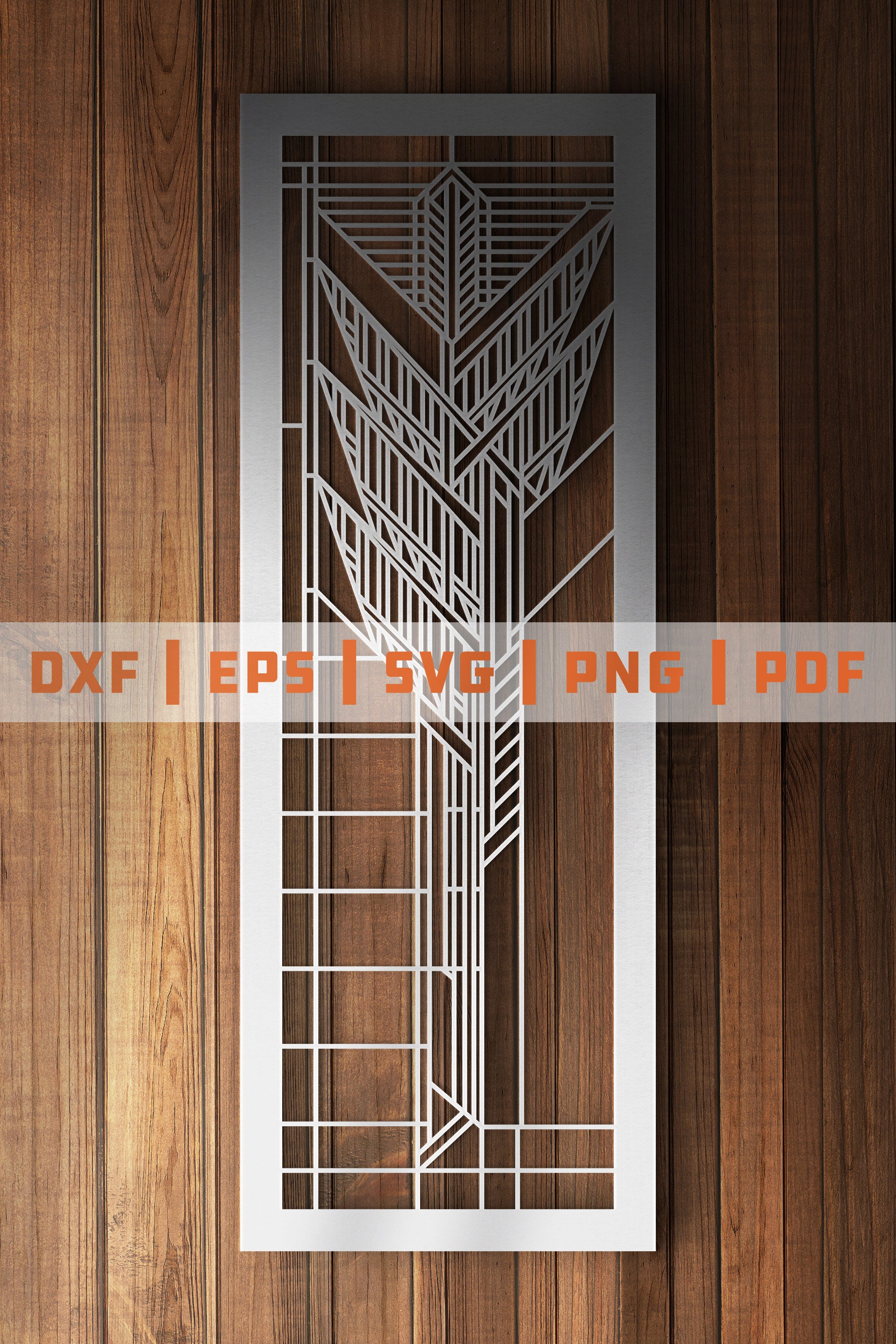 Frank Lloyd Wright Dana Sumac Inspired Panel Digital File-laser Cut ...