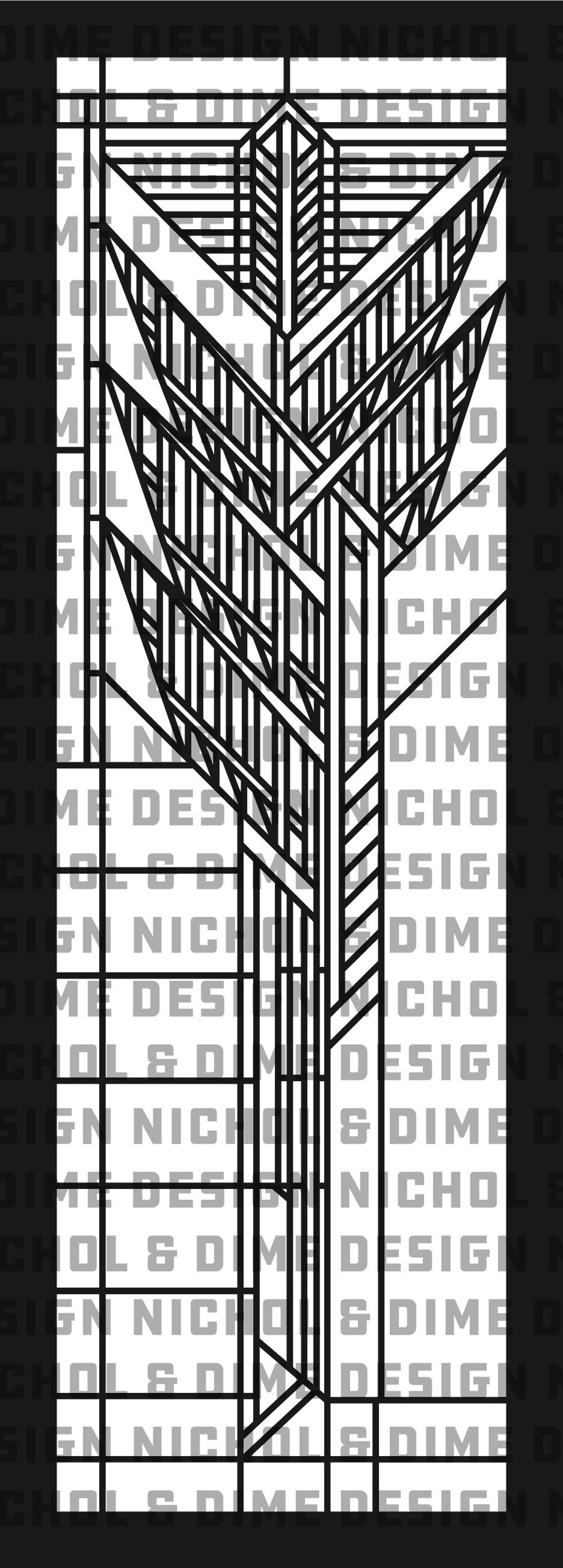 Frank Lloyd Wright Dana Sumac Inspired Panel Digital File-laser Cut ...