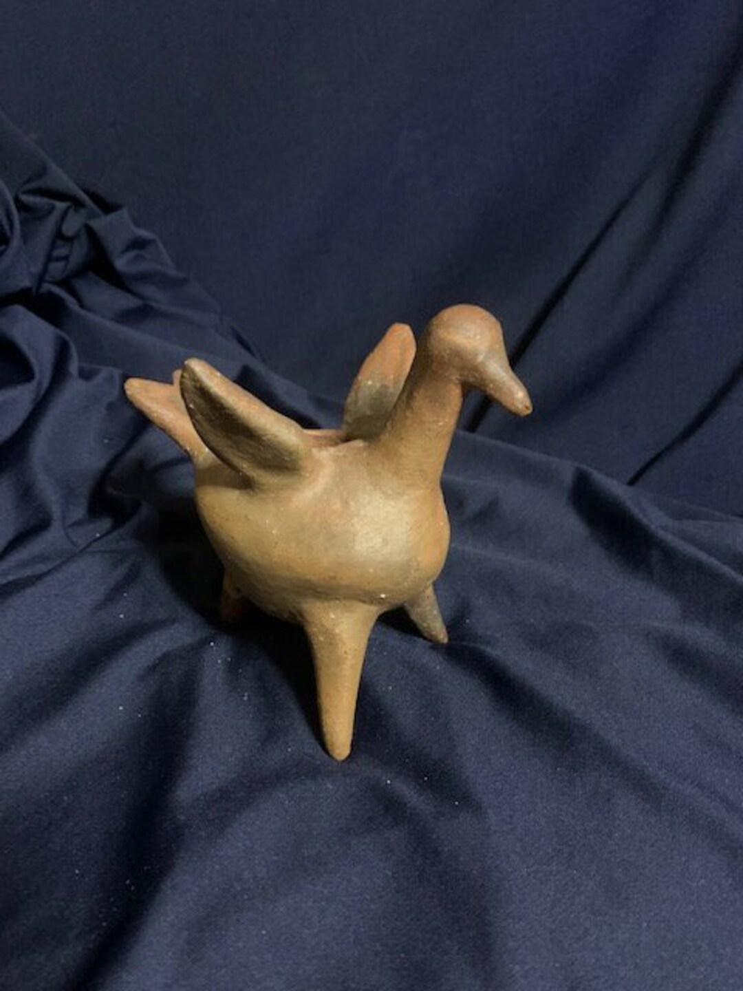 Small Clay Bird From Mid-century Mexico: Lovely Art Piece for Your ...