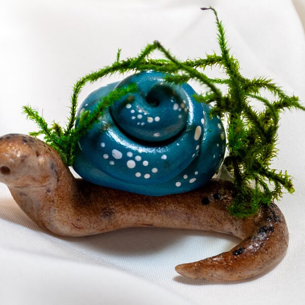 Polymer Clay Snail - Etsy