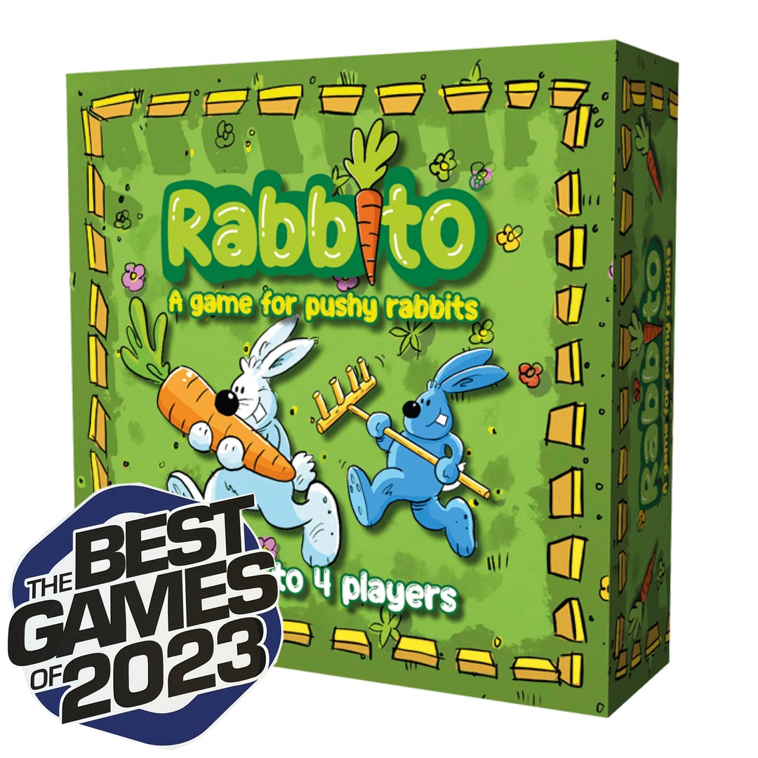 RABBITO – Fun Wooden Strategy Board Game for Kids and Families | 2-4 ...