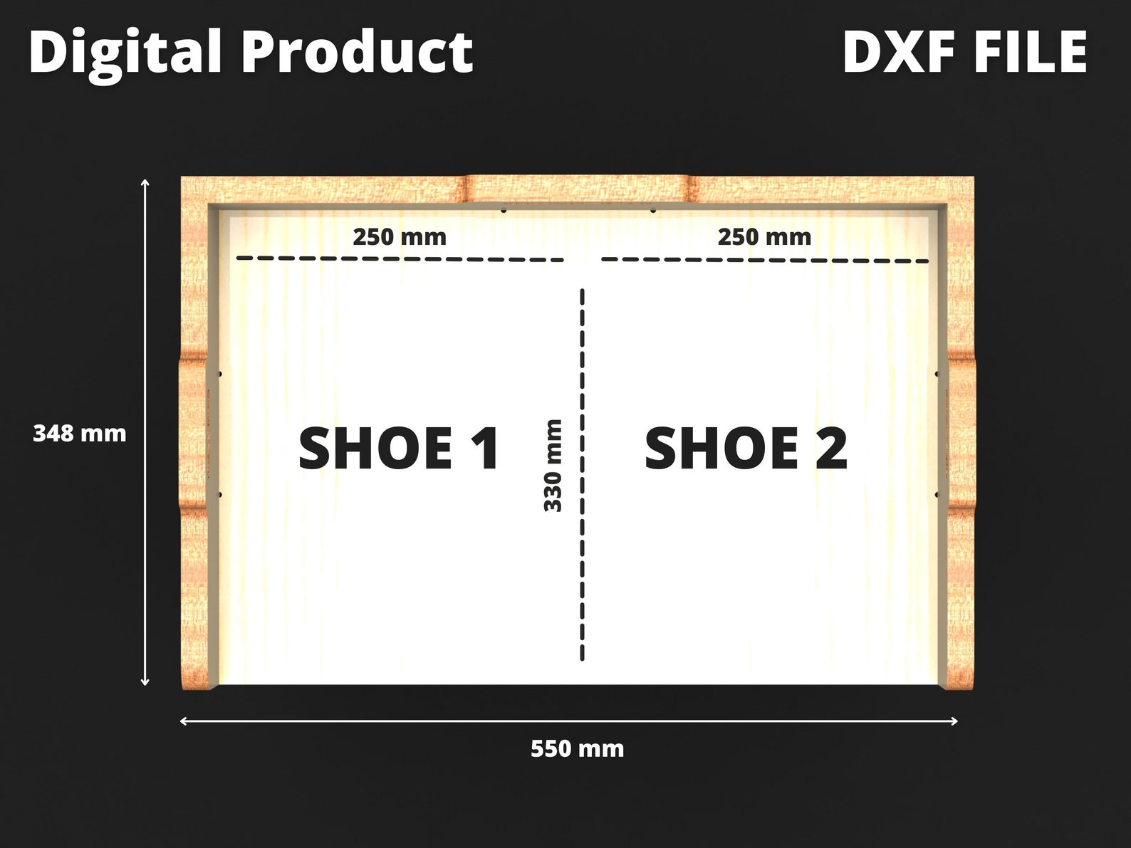 Stackable Shoe Rack, Shoe Storage, Shoe Shelf - Dxf Files - Etsy