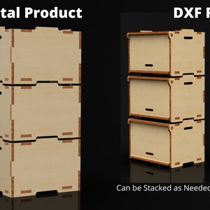 Stackable Wardrobe, Wardrobe Organizer, Wardrobe Storage - Cut Files - Etsy