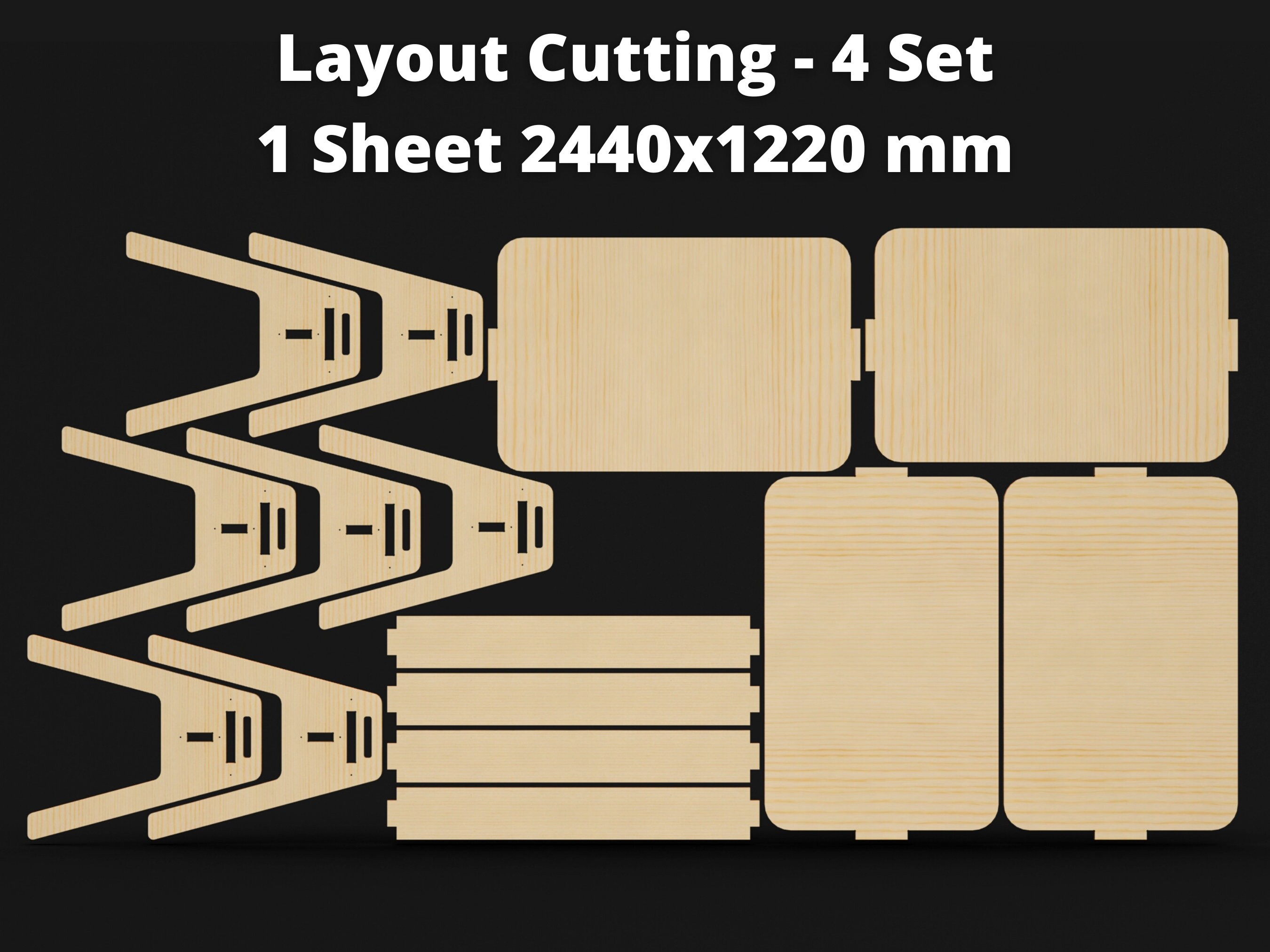 Stackable Laptop Table, Laptop Stand, Sit on the Floor Table - DXF File ...