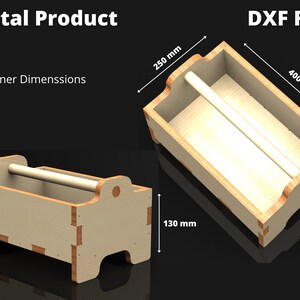Stackable Toolbox Tool Storage Organizer - DXF File - Etsy