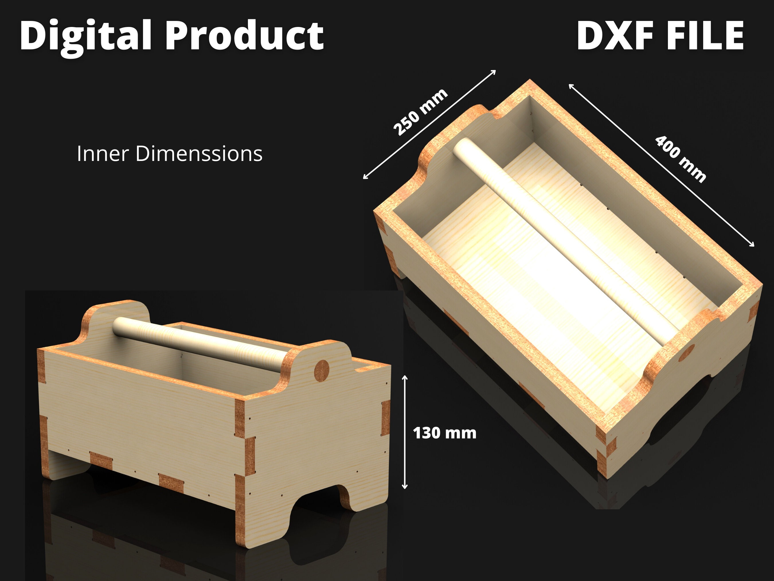 Stackable Toolbox Tool Storage Organizer - DXF File - Etsy