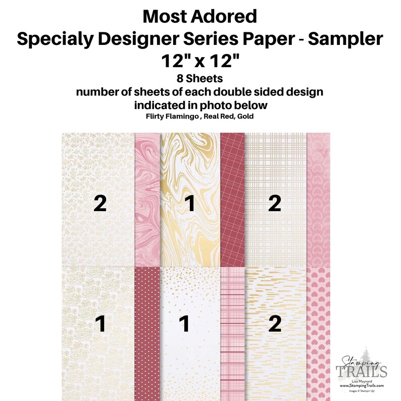 Stampin' Up! RETIRED 12" X 12" Designer Series Paper/specialty Paper ...