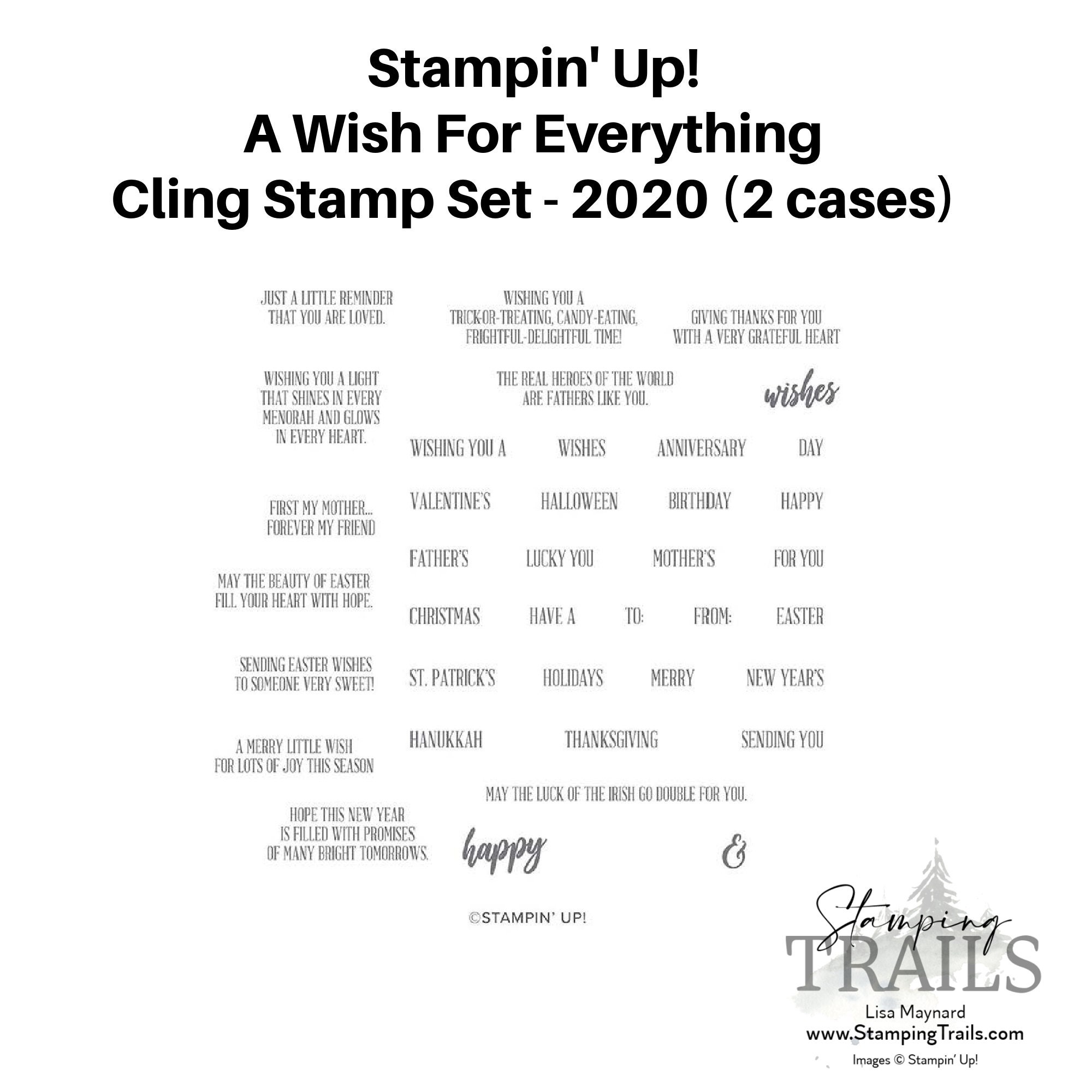 Stampin' Up RETIRED Sentiment Stamp Sets 2020-2022 - Etsy