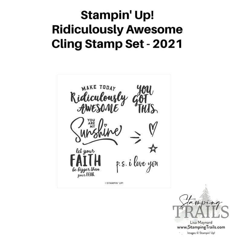 Stampin' Up RETIRED Sentiment Stamp Sets 2020-2022 - Etsy