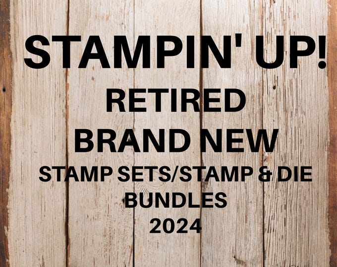 Stampin' Up! BRAND NEW RETIRED Stamp Sets/bundles 2022-2023 - Etsy