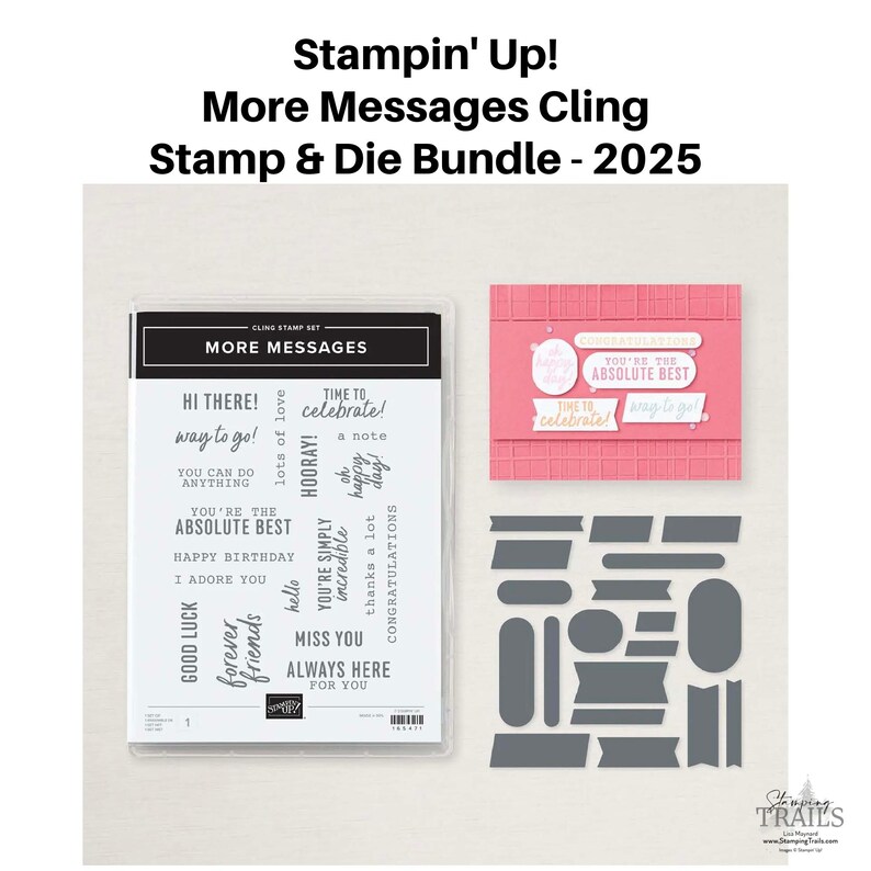 Retired Stampin' Up! Photopolymer and Cling Stamp/die Bundle: 2025 - Etsy