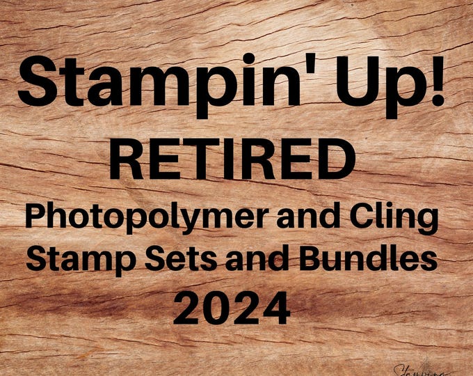 Stampin' Up! BRAND NEW RETIRED Stamp Sets/bundles 2020-2022 - Etsy