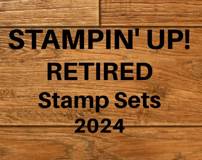 Stampin' Up! RETIRED Sentiment Stamp Sets - 2020-2022 - Etsy