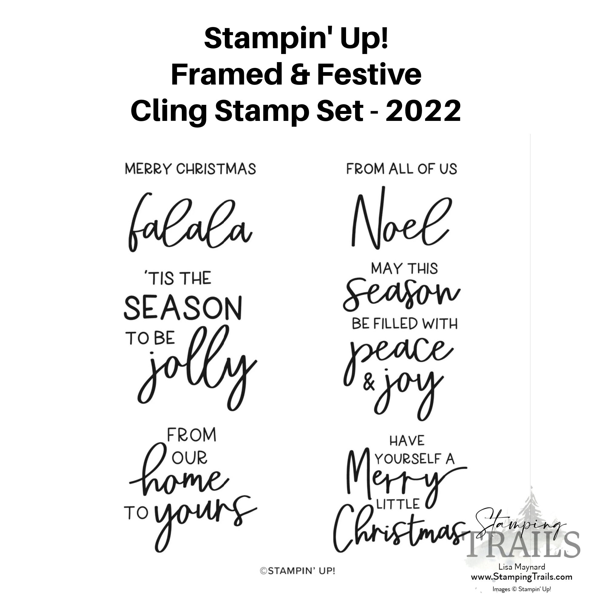 Stampin' Up RETIRED Cling Stamp Sets 2022 - Etsy