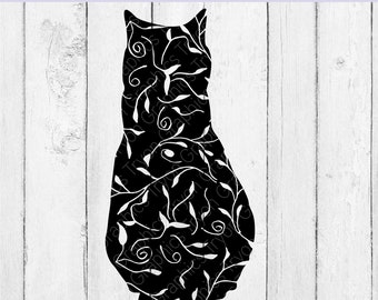 Cat SVG / Meow SVG / Digital Cut File / Laser Cut File / - Etsy