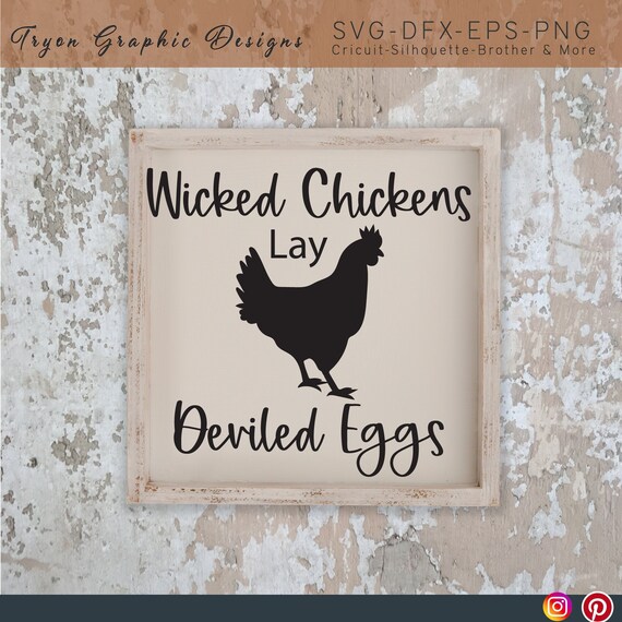 Chicken Svg-funny Sign Svg-kitchen Svg | Etsy