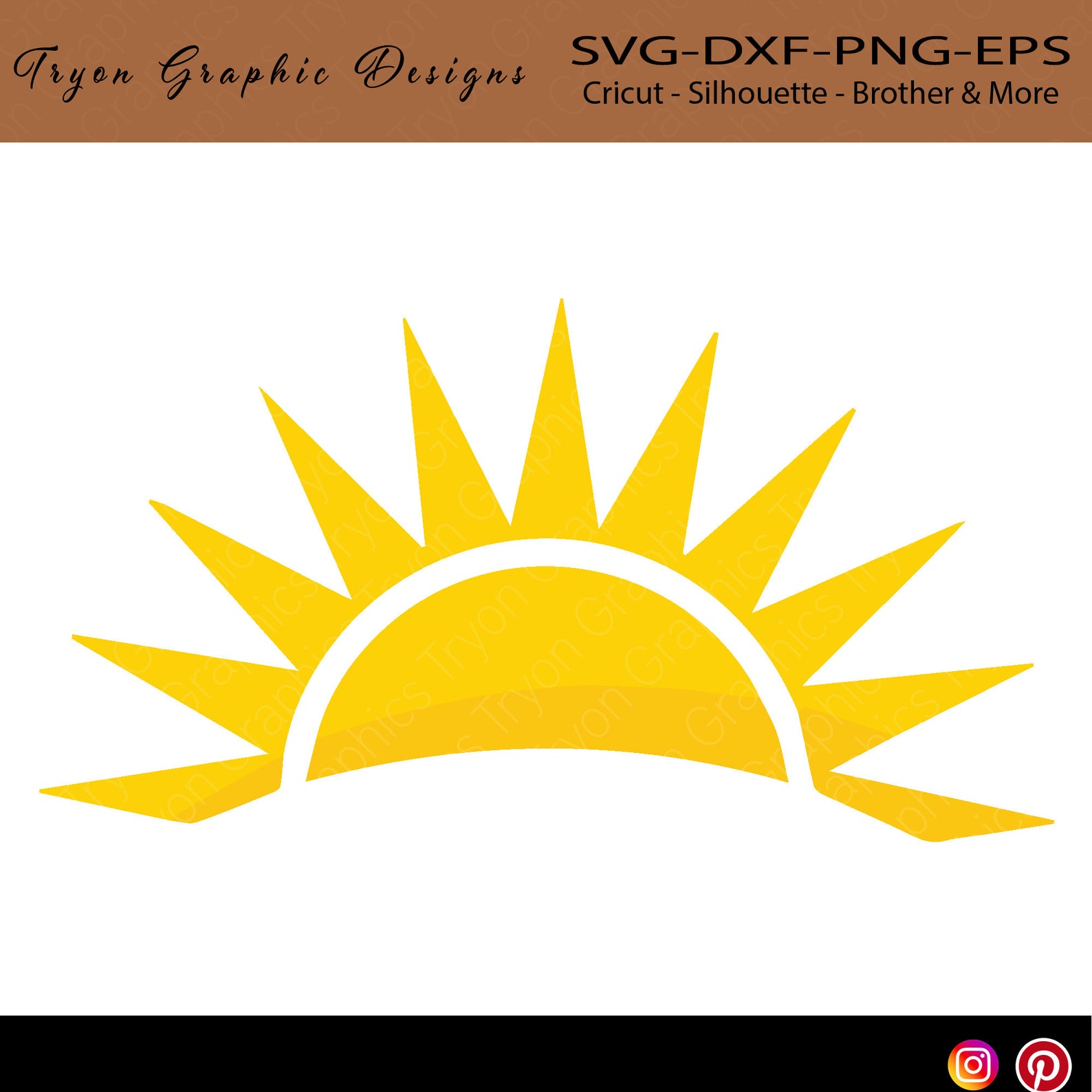 2 Color Sunshine Svg Fun in the Sun Yellow Sunshine-half Sun-sunset Svg ...