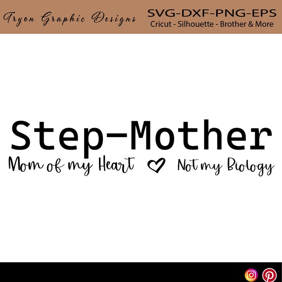 Stepmom Svg-mothers Day Svg-stepmom Svg - Etsy Ireland
