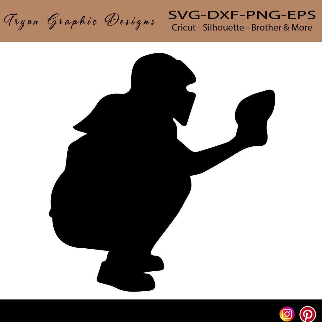 Softball Player Svg-softball Catcher Svg, Sports Svg - Etsy