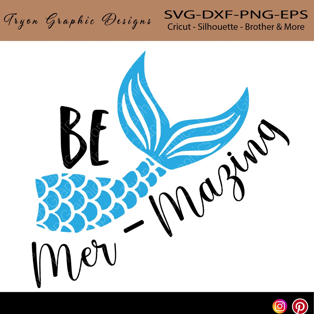 Be Mer-mazing Svg Mermaid Svg-summer Life-spring-beach Life-cricut Svg ...