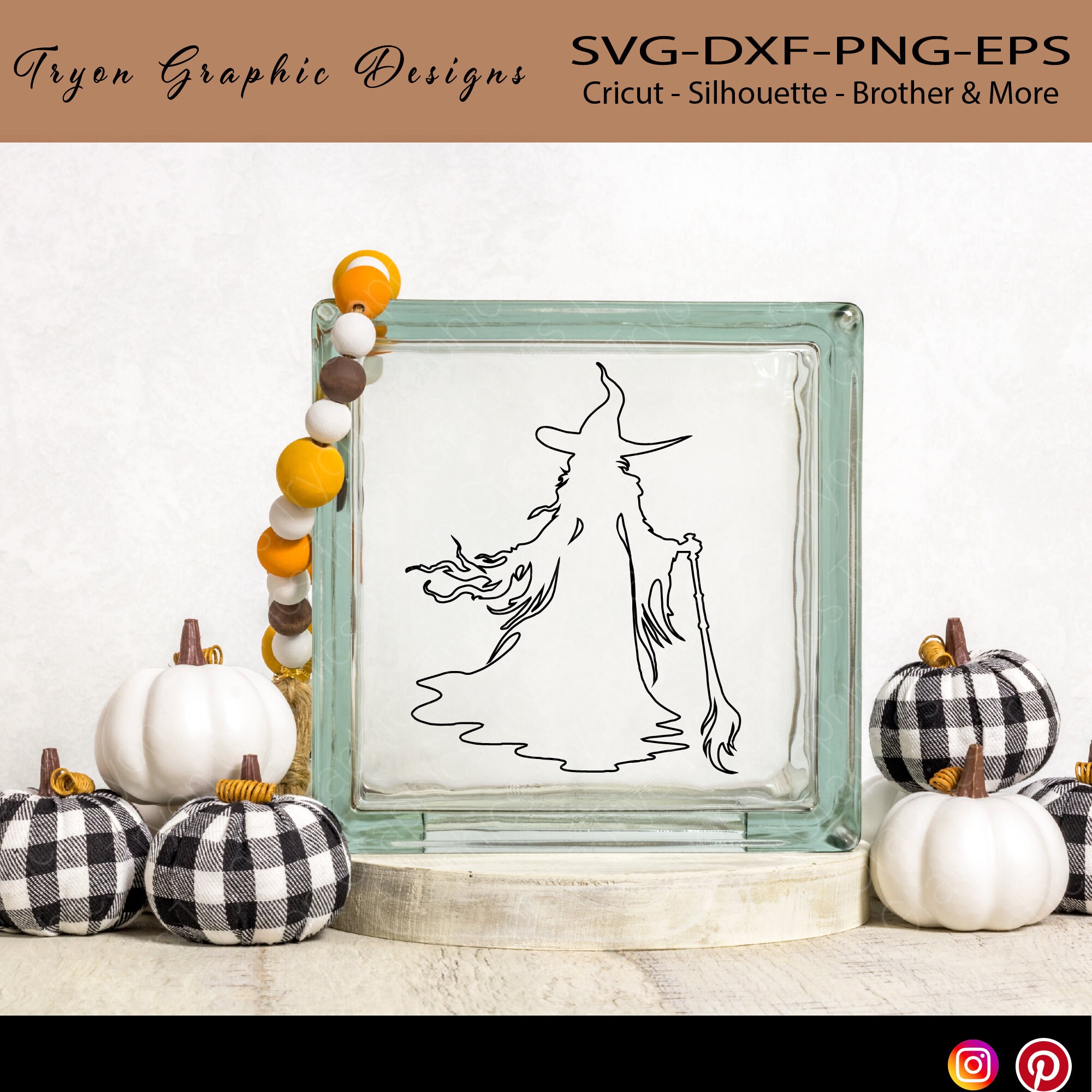 Witch Outline Svg Fall Svg-halloween Witch-pretty Witch - Etsy