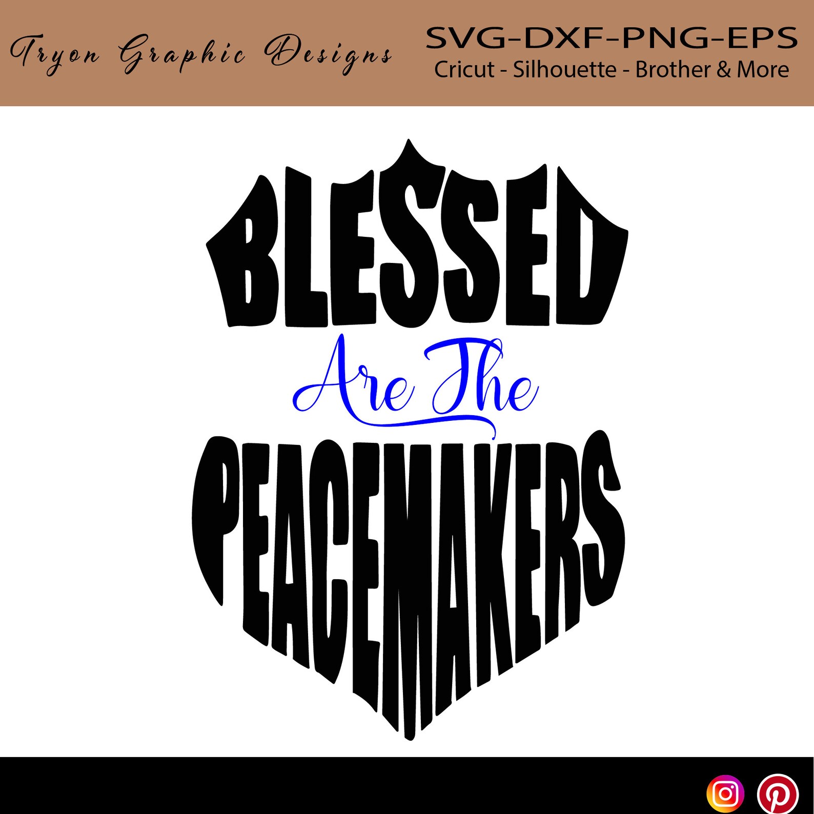 Blessed Are the Peacemakers Svg-police Svg-police Officer mom-cricut ...